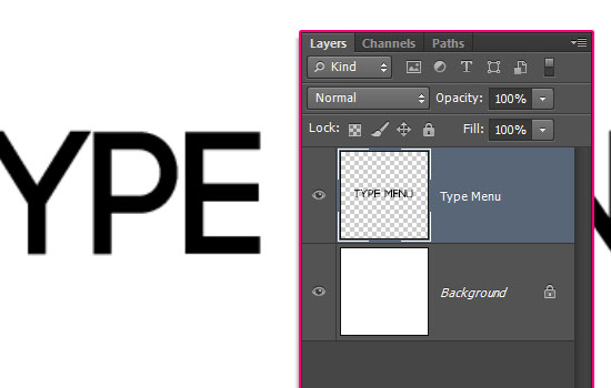 Type Tool In Photoshop CS6 The Type Menu Textuts